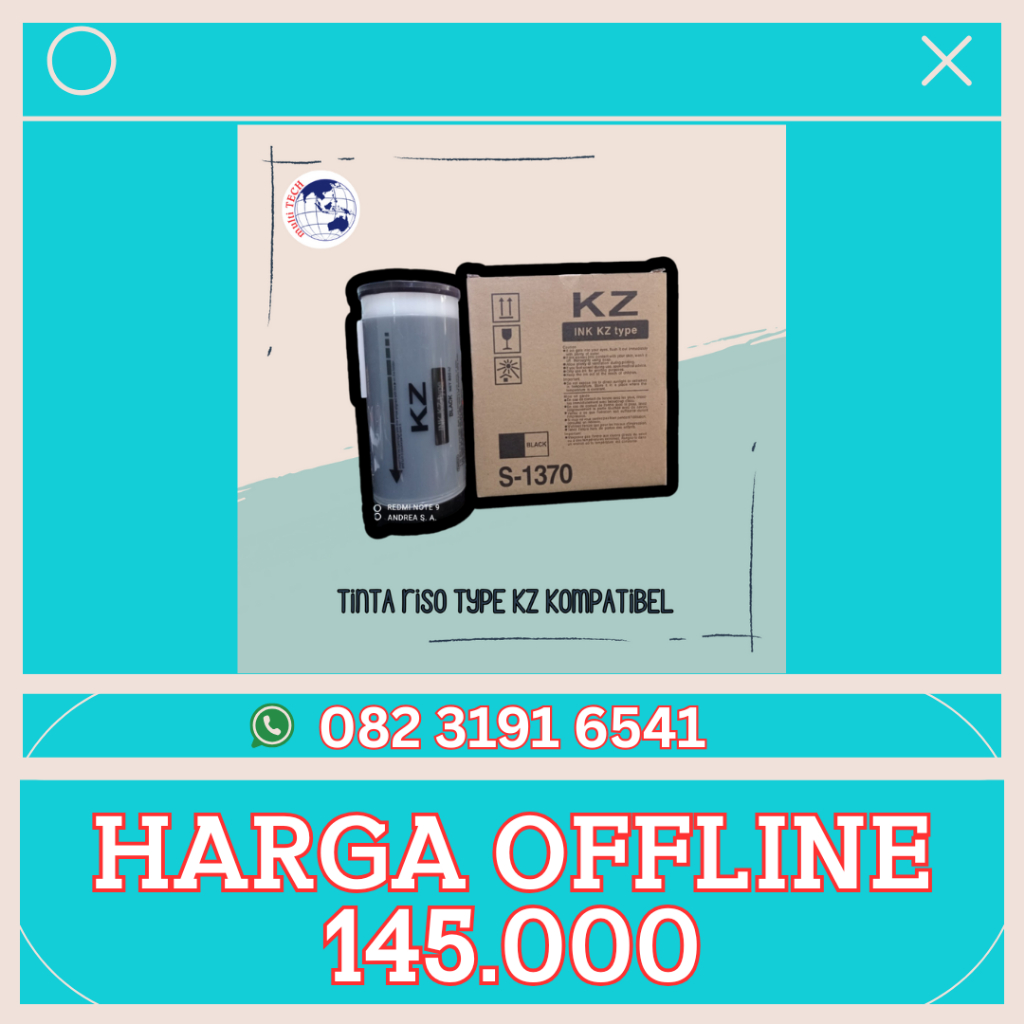 Jual Tinta Riso type KZ | Shopee Indonesia