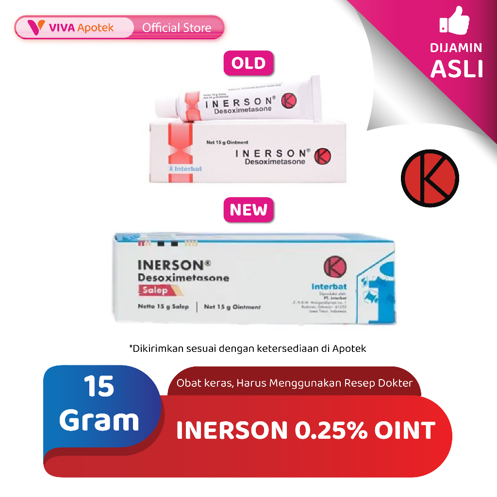 Jual Inerson 0.25% Oint (15 gram) | Shopee Indonesia