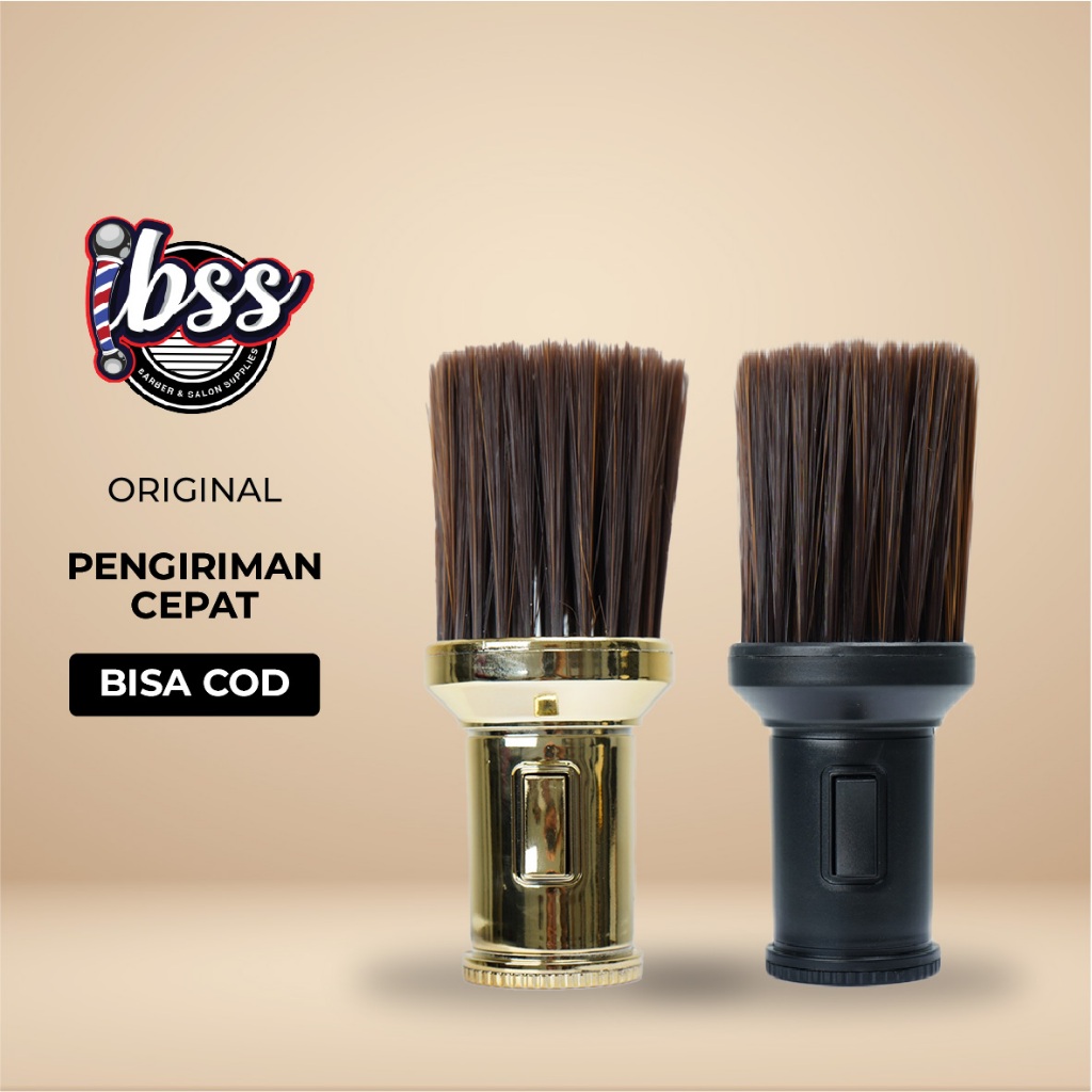 Jual Kuas Barber untuk isi bedak / Kuas Pembersih Rambut / SIKAT KUAS ...