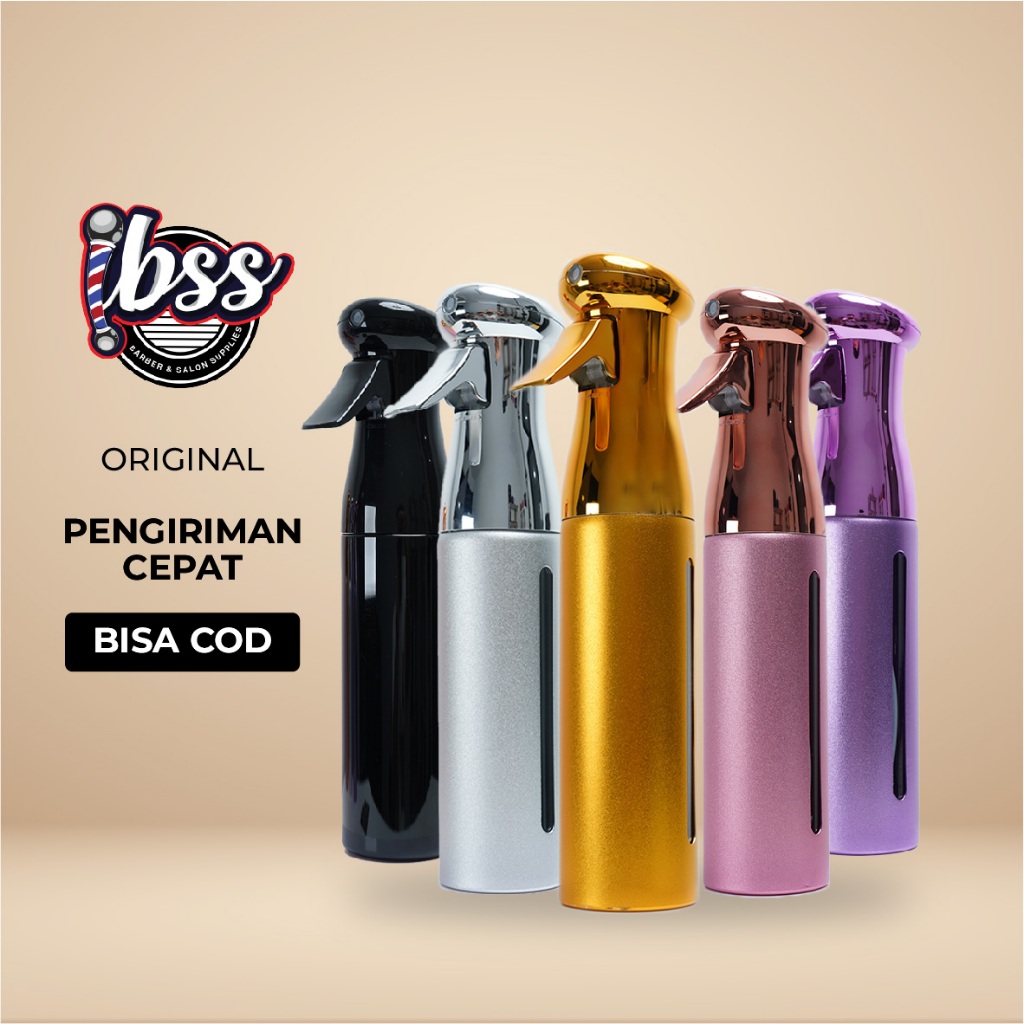 Jual BOTOL FINE SPRAY METALIC COLOUR 300 ML / BOTOL MIST SPRAY BOTOL ...