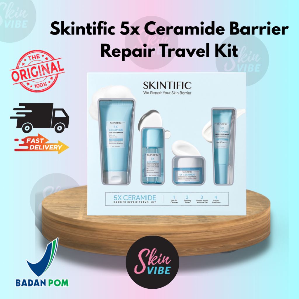 Jual [skinvibe]Skintific 5x Ceramide Barrier Repair Travel Kit - Paket ...
