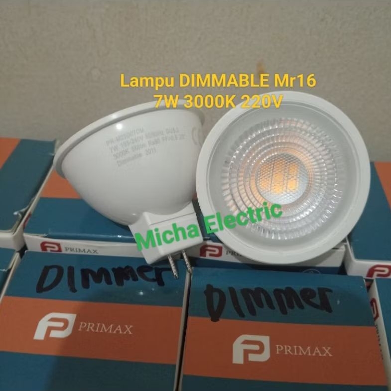 Jual Lampu Spotlight Dimmable Mr16 COB 7W 3000K / Lampu Sorot Spot ...