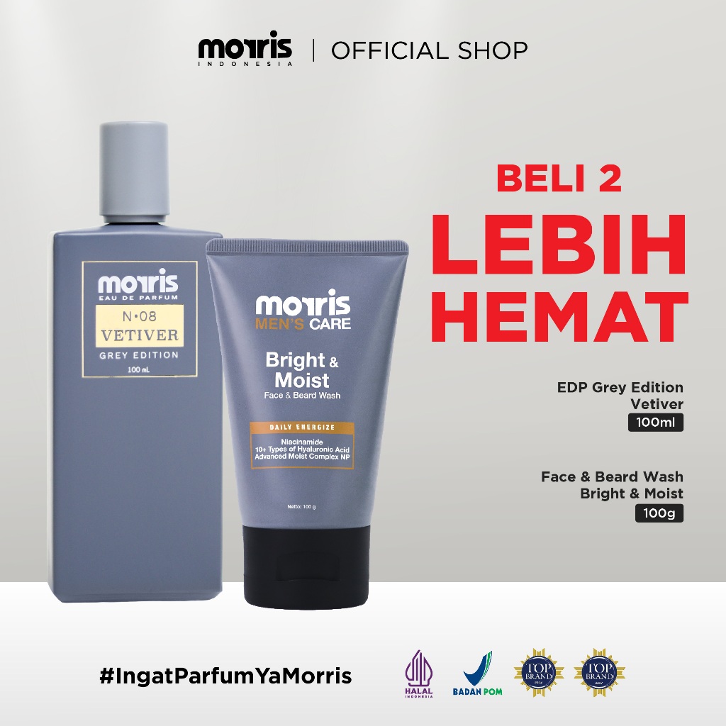 Jual Morris Gentleman Pack | Morris Perfume Lifestyle/Grey Edition ...