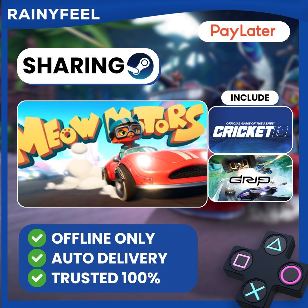Jual [BONUS STEAM KEY] Meow Motors (Sharing With GRIP: Combat Racing ...
