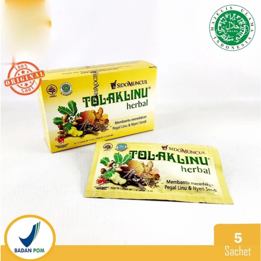Jual TOLAK LINU HERBAL (1 DUS) SIDOMUNCUL - Membantu Meredakan Pegal ...