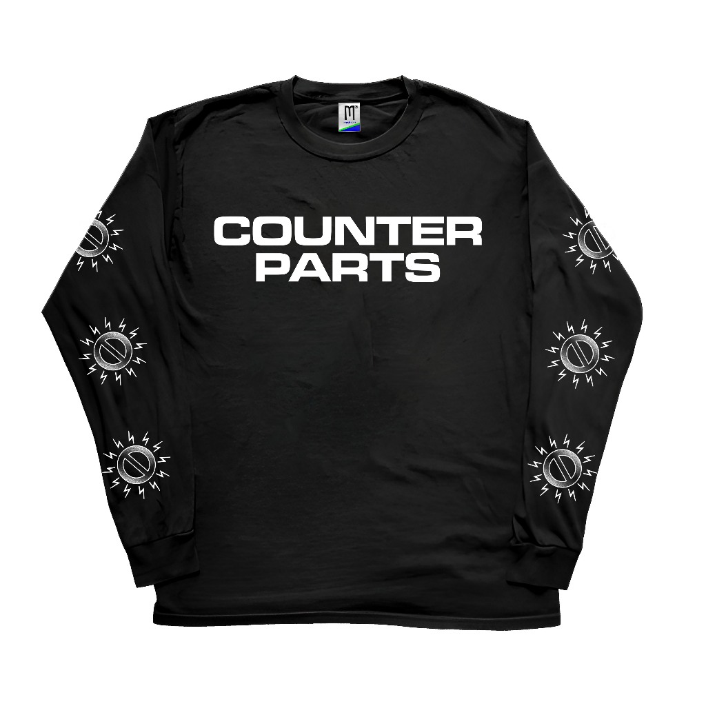 Jual T-Shirt LONG SLEEVE COUNTERPARTS - NOT YOU | HARDCORE | kaos band ...