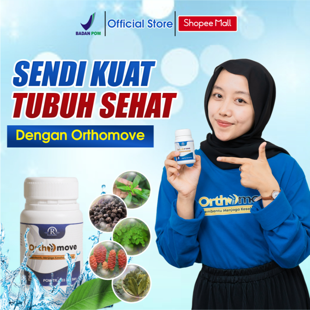 Jual ORTHOMOVE - [30] kapsul Obat Herbal Persendian, Rematik, Asam Urat ...