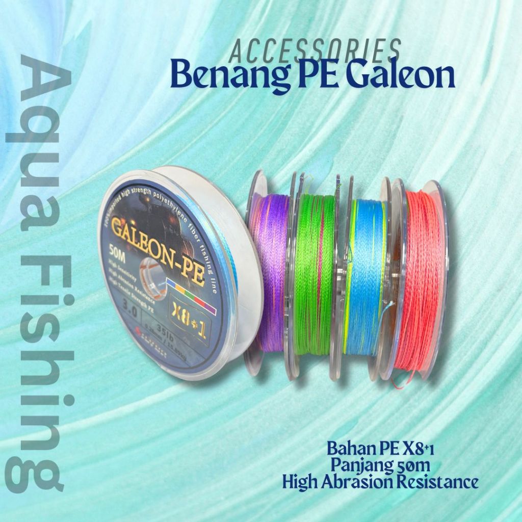 Jual Senar Benang PE Galeon X8+1 50M Connecting | Shopee Indonesia