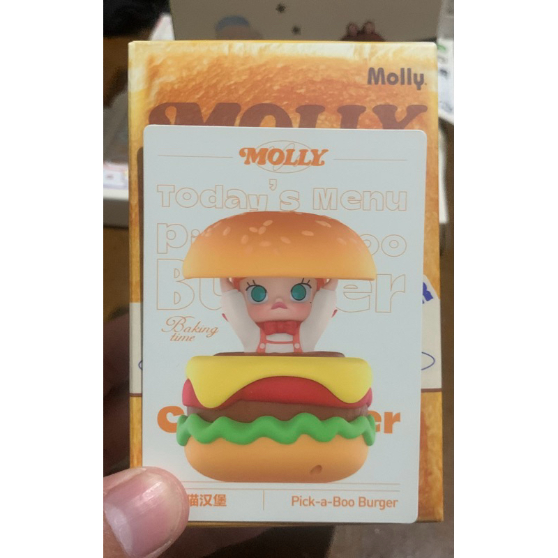 Jual Popmart Molly Bread Burger Peek a Boo | Shopee Indonesia