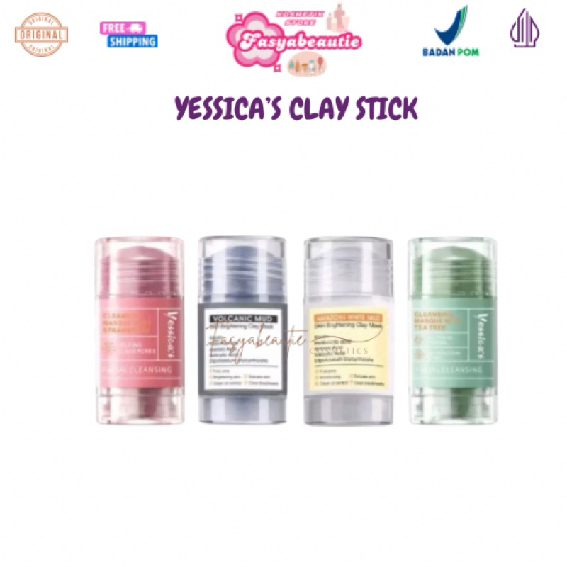 Jual (READY STOCK) YESSICA’S CLAY STICK MASK CLEANSING MASK WITH TEA ...