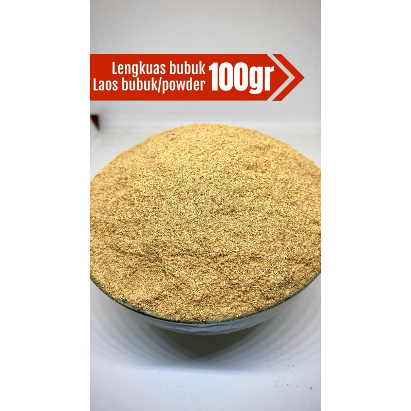 Jual Lengkuas bubuk laos bubuk isi 100 gram - murni tanpa campuran ...