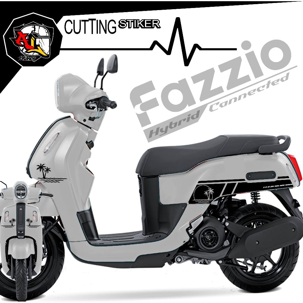 Jual Cutting Sticker/Striping Motor Fazzio/547/Stiker Motor/STIKER ...