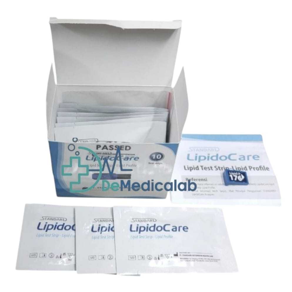 Jual Refill Test Strip Lipidocare Gula, Cholestrol Total, HDL, LDL ...