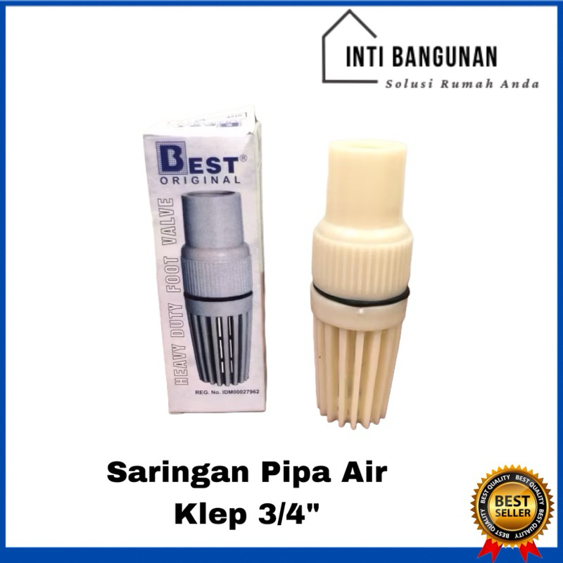 Jual Foot Valve / Klep Saringan Pipa Air Plastik PVC 3/4" 3/4 inch ...