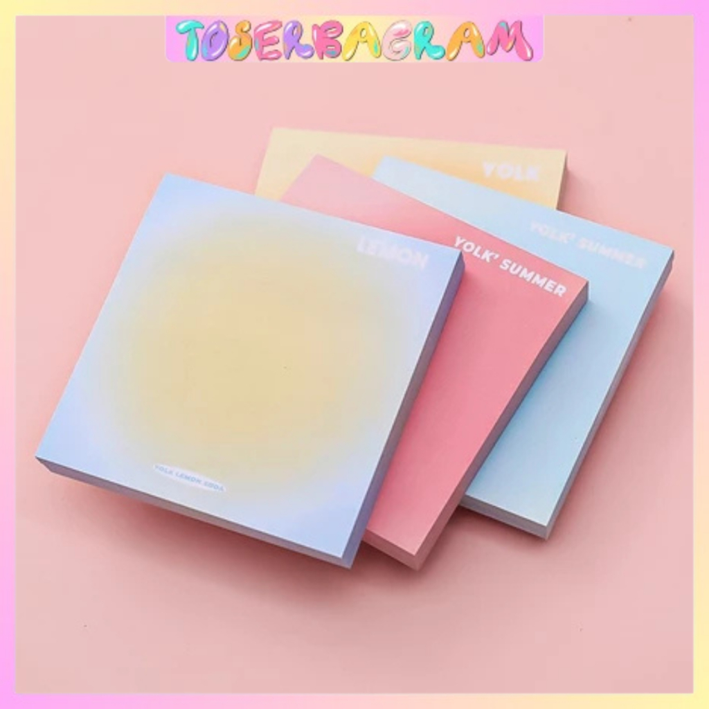 Jual Sticky Notes Gradient Estetik / Sticky Notes Aesthetic / Note ...