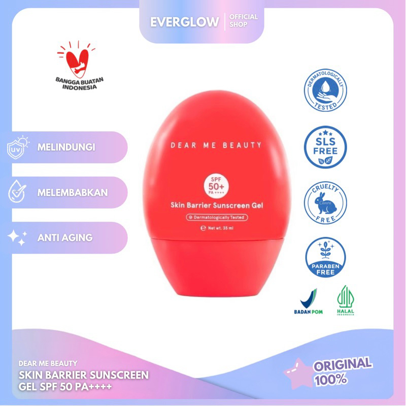 Jual Dear Me Beauty Skin Barrier Physical Sunscreen SPF 50 PA ...