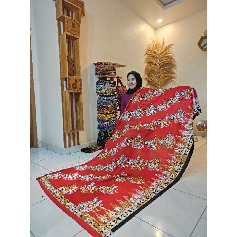 Jual BATIK JARIK GAJAH OLING MERAH SEMBUR BANYUWANGI | Shopee Indonesia