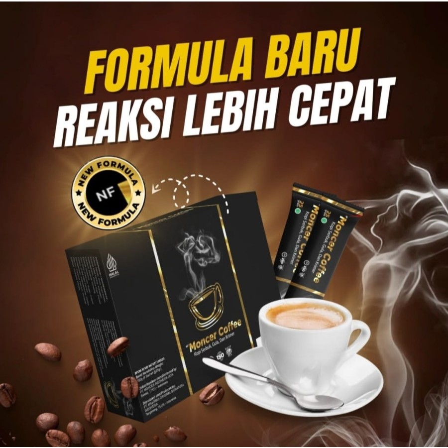 Jual KOPI MONCER NF ROBUSTA NIKMAT AMAN SUDAH HALAL & RESMI BPOM 1 BOX ...