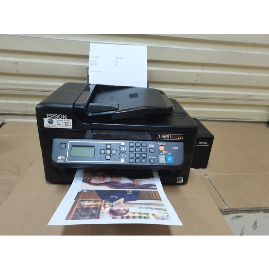 Jual Printer Epson L565 Print Scan Copy ADF Wifi Siap Pakai Bergaransi ...