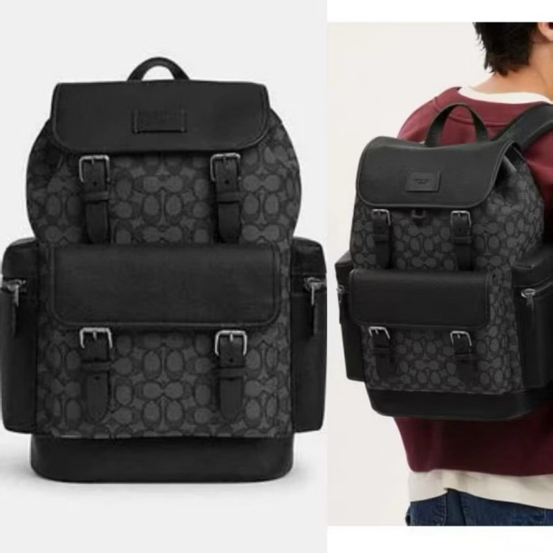 Jual LUXURY Tas Backpack Black Signature Canvas Outlet Mens Style ...