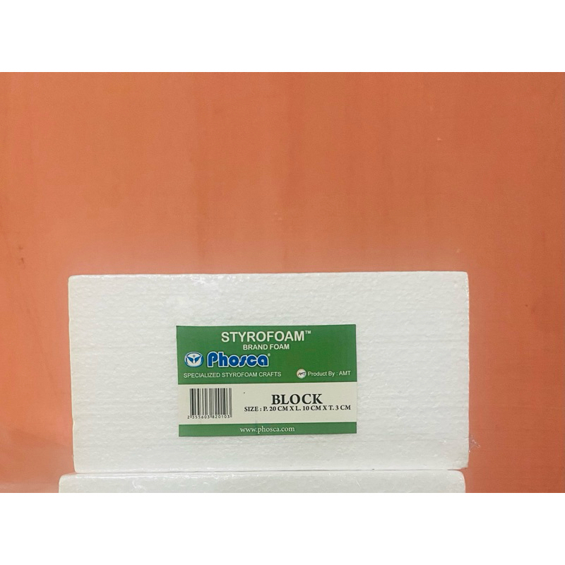 Jual Styrofoam Block 20 x 10 x 3cm | Shopee Indonesia