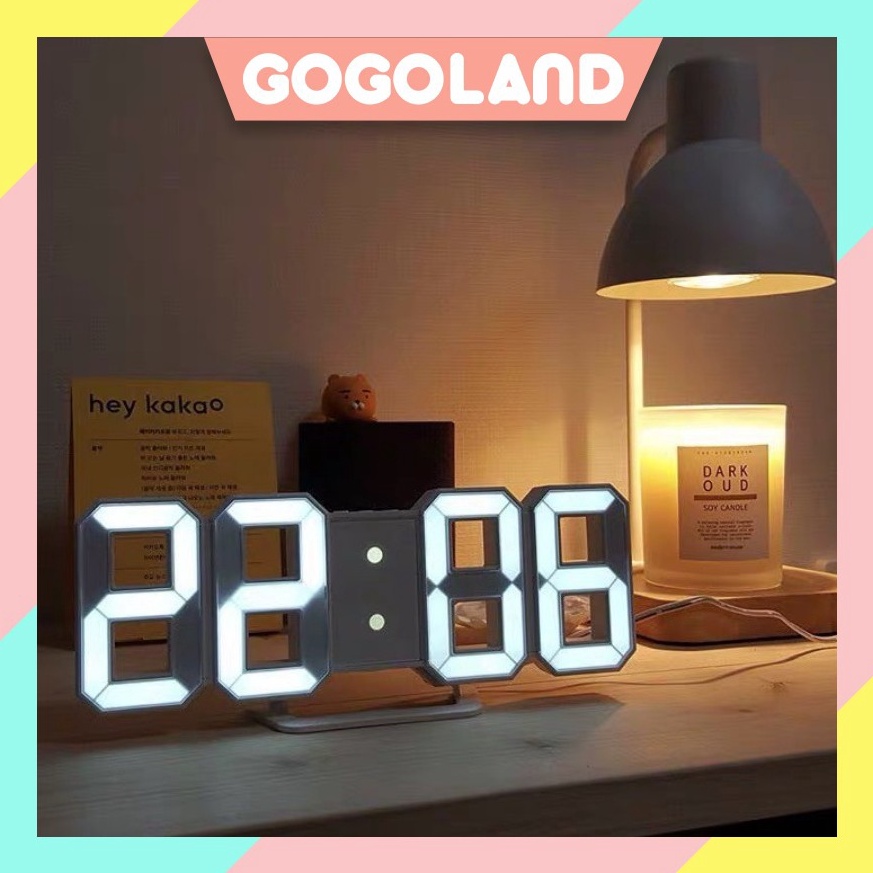 Jual 55RECOMENDED Gogoland BISA COD Jam Dinding Digital 3D Clock LED ...