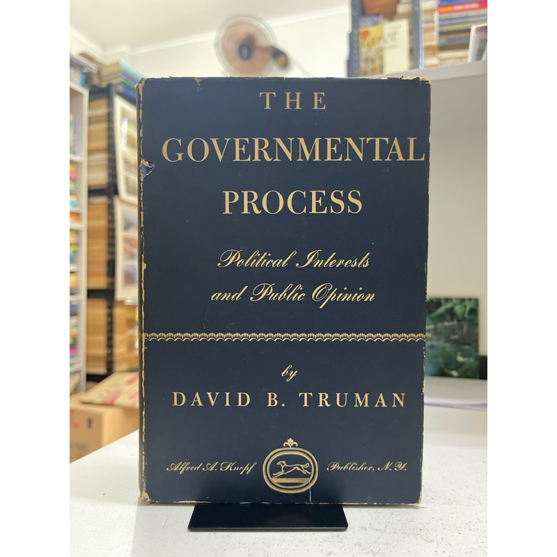Jual BUKU THE GOVERNMENTAL PROCESS POLITICAL INTERESTS AND PUBLIC ...