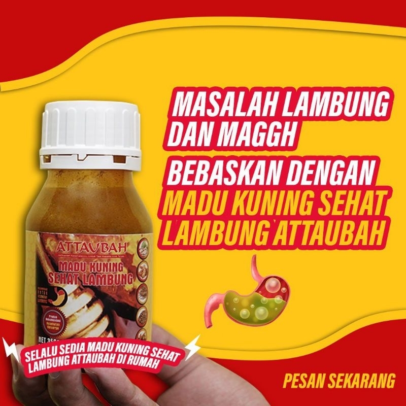Jual Madu Kuning untuk Kesehatan Pencernaan Maag Gerd Asam Lambung ...