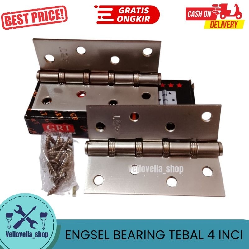 Jual Engsel 4 inch (10 Cm) Engsel Bearing Stainless Steel High Quality ...