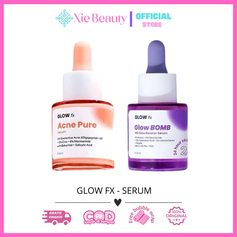 Jual GLOW FX Glow Bomb | Acne pure Serum - Serum Glowing & Bekas ...