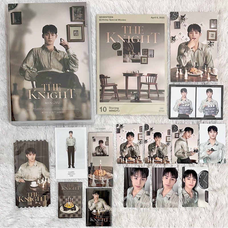 Jual SHARING MINGYU BIRTHDAY BOX THE KNIGHT VER.4 SEVENTEEN PHOTOCARD ...
