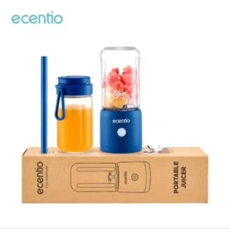 Jual ecentio Blender Mini Portable Juicer kaca gelas Chopper kecil ...
