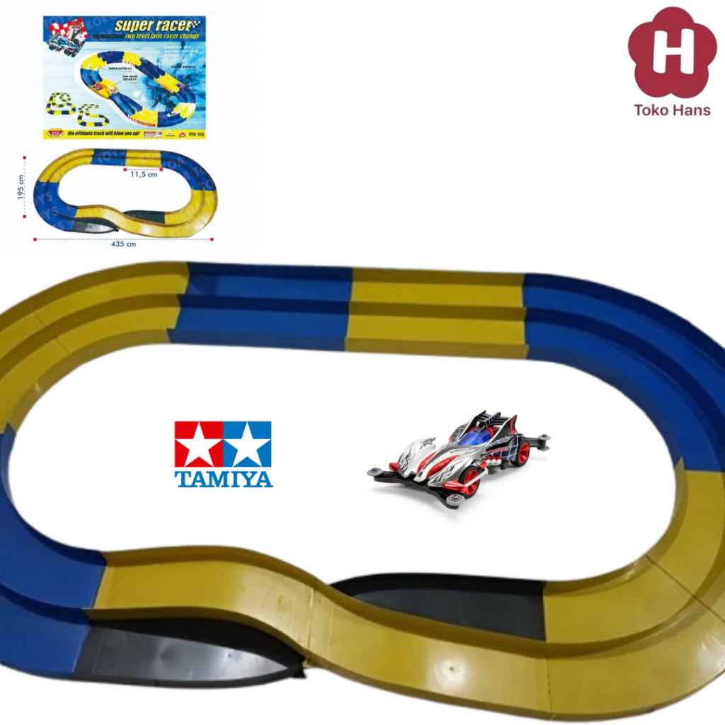 Jual HTH Mainan Track Tamiya 2 Jalur Trek Rail Jalan Lintasan Sirkuit ...