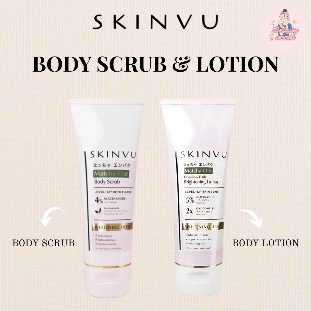 Jual SKINVU BODY SCRUB & BODY LOTION | Shopee Indonesia