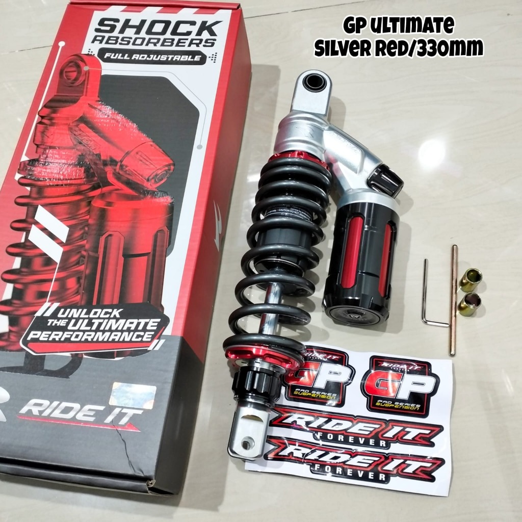 Jual Shok Belakang Matic Ride It GP Ultimate Click Atas Bawah Fungsi Ukuran 310mm & 330mm Mio ...