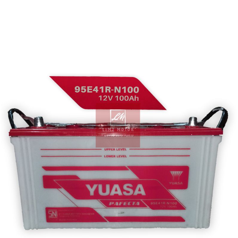 Jual Car Battery-Aki Mobil Yuasa Pafecta 95E41R N100 12V 100Ah | Shopee ...
