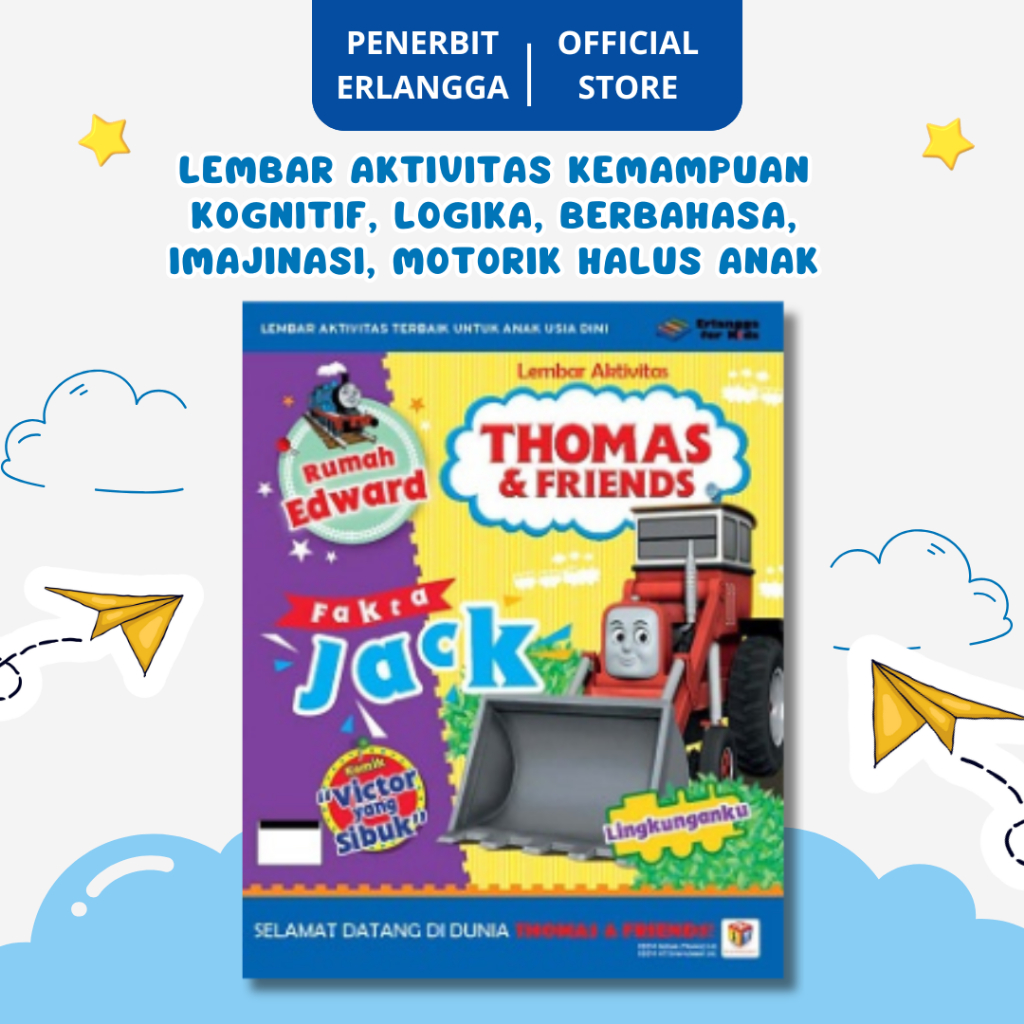 Jual [Erlangga Official] Buku Aktivitas Anak: Lembar Aktivitas Thomas & Friends Edisi 33 ...