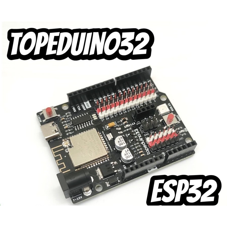 Jual ESP32 UNO ESP 32 ARDUINO UNO Form Size - TOPEDUINO32 CH340 + KABEL USB C | Shopee Indonesia
