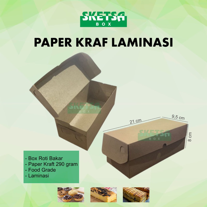 Jual Box Roti Bakar Sudah Laminasi | Shopee Indonesia