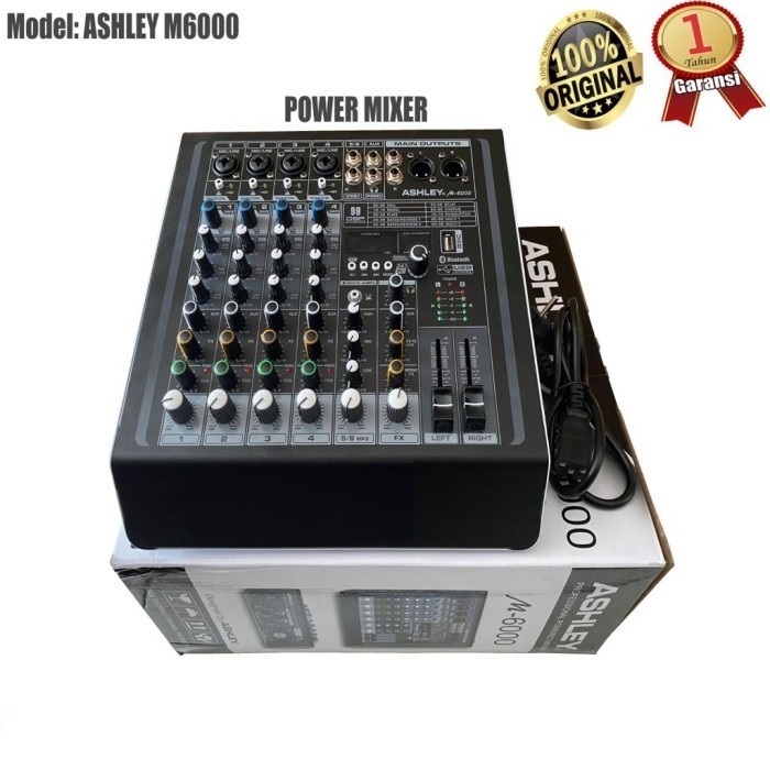 Jual POWER MIXER ASHLEY M6000 M-6000 M 6000 ORIGINAL GARANSI RESMI ...