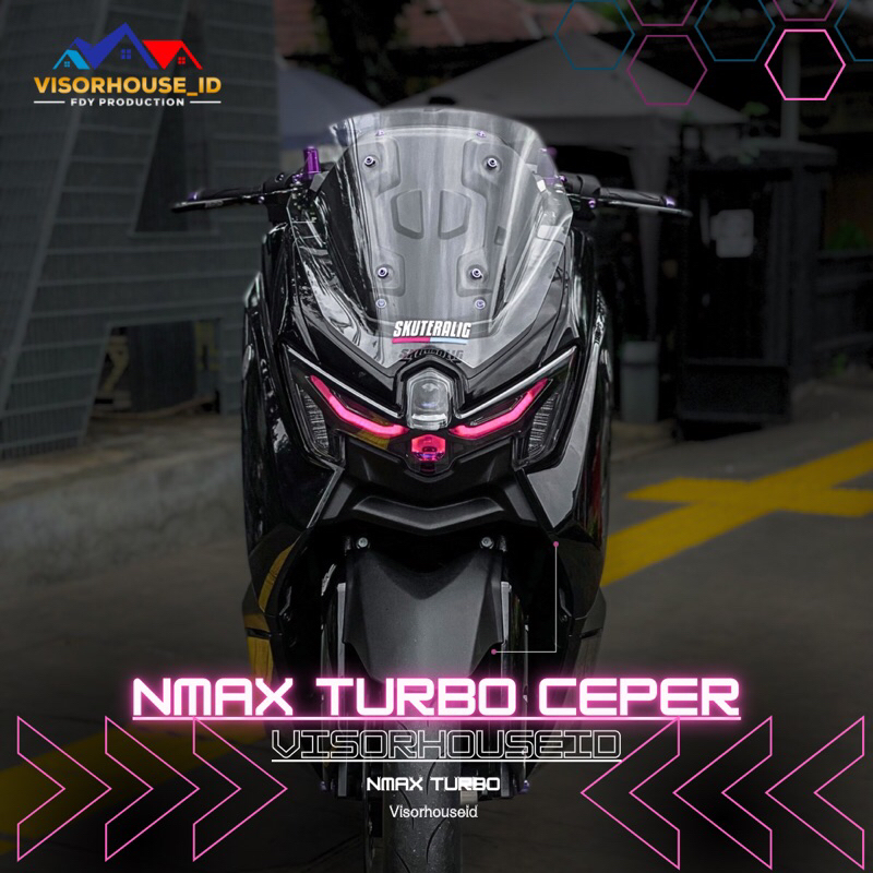 Jual visor nmax turbo ceper 3MILI - windshield nmax turbo neo neo s ...