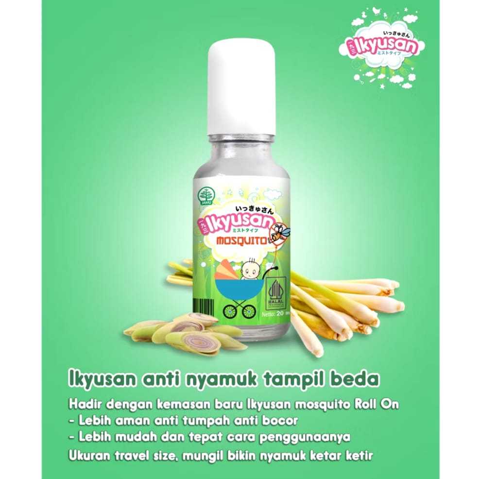 Jual Ikyusan Mosquito Roll On 20ml | Shopee Indonesia