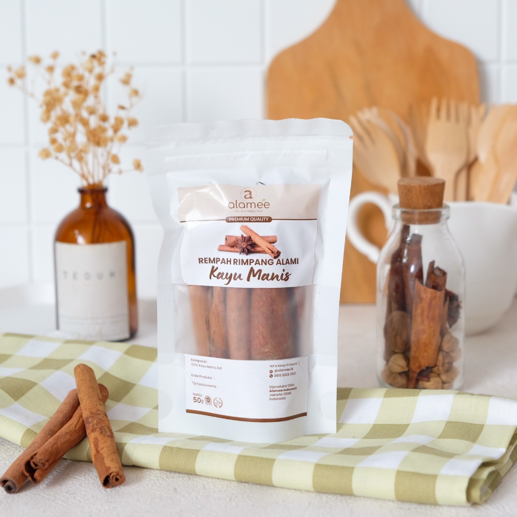 Jual ALAMEE Kayu Manis Batang Cinnamon Stick Rempah Rimpang Organik ...