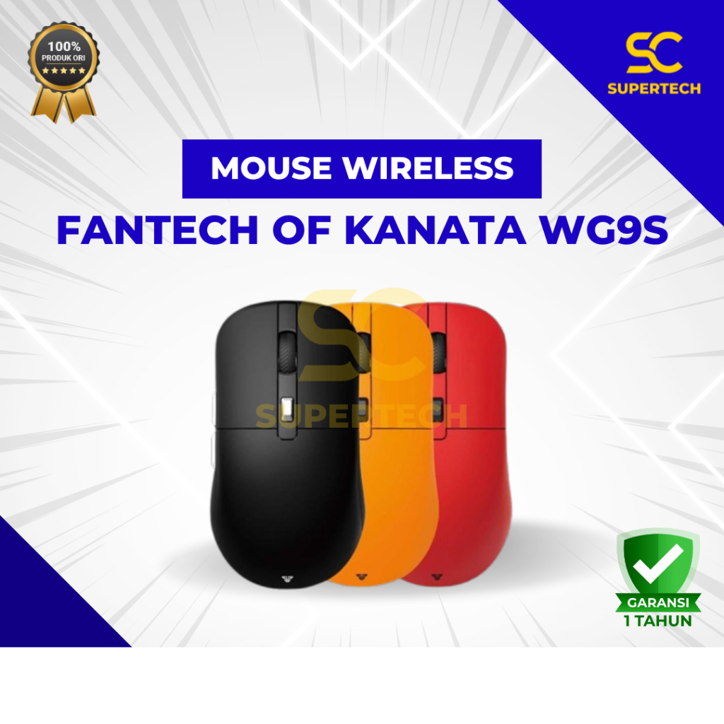 Jual Fantech Kanata WG9S / WG9-S / WG 9S Lightweight Wireless Gaming ...