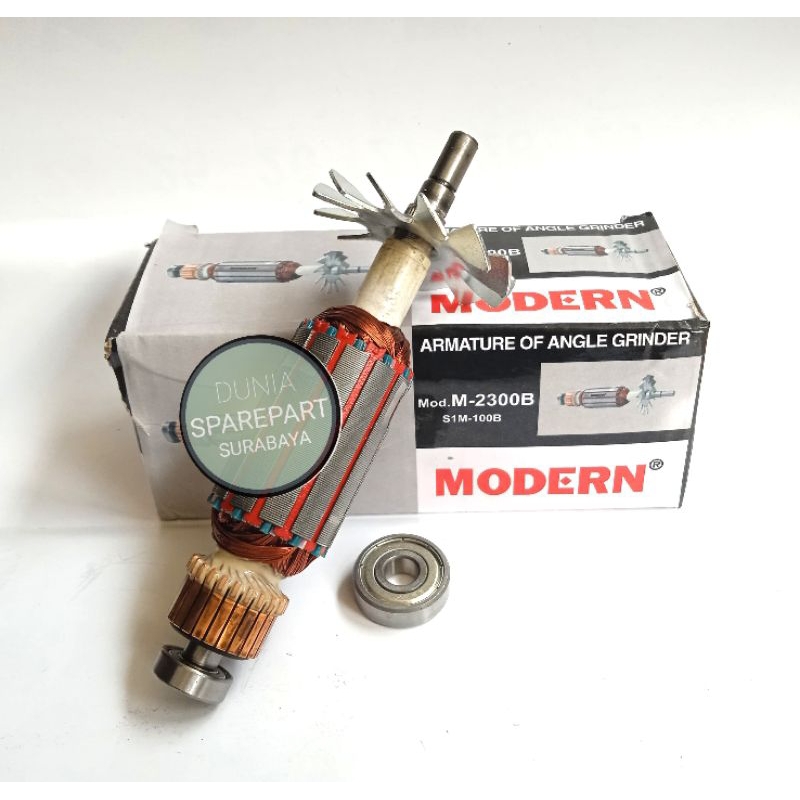 Jual MODERN Armature Mesin Disc Gerinda SIM-100B / Angker Dinamo Grinda ...