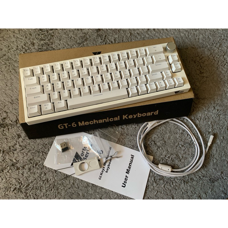 Jual Keyboard Vortex Series Gt-6 65% switch jwick black smokey | Shopee ...