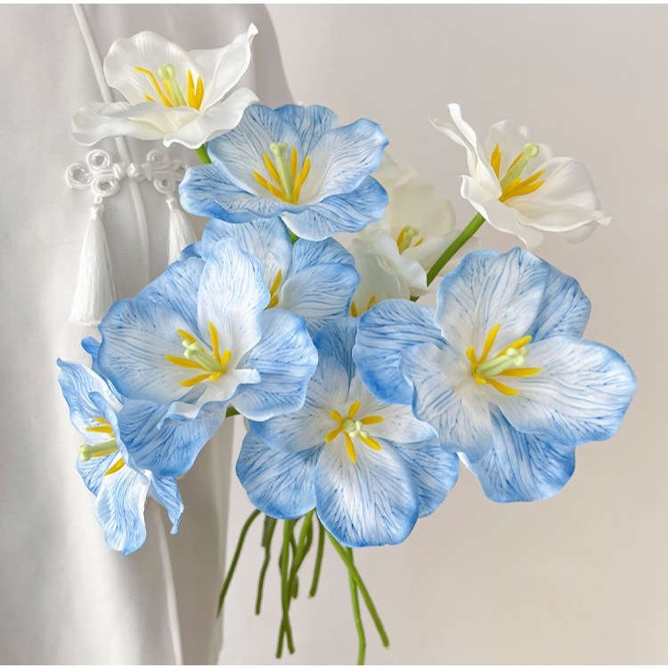 Jual Bunga buatan/1 tulip/Tidak ada daun/Dekorasi bunga/Bunga dekorasi ...