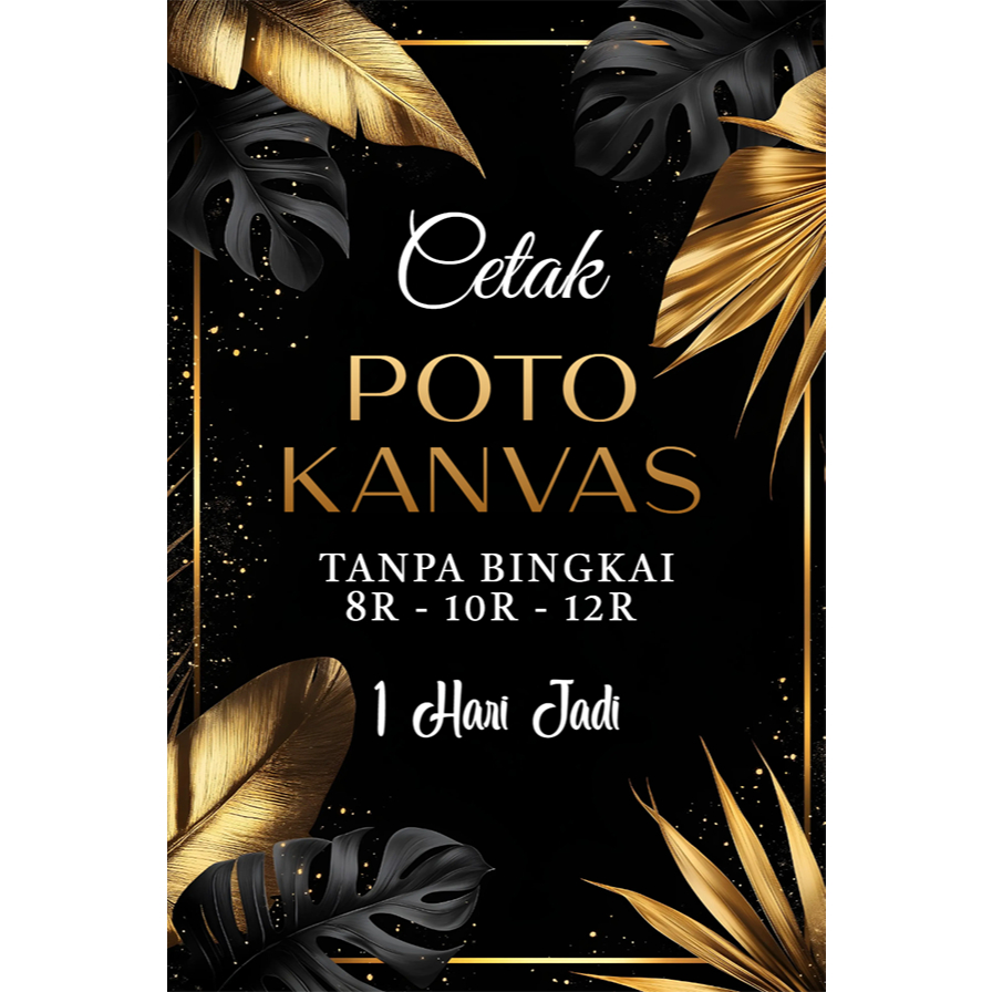 Jual CETAK POTO KANVAS 8R ,10R, 12R Tanpa Bingkai | Shopee Indonesia