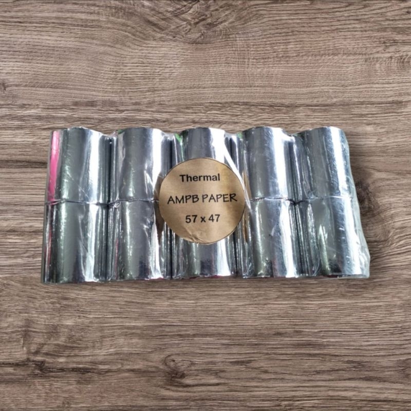 Jual Thermal Kertas Nota Ampb ukuran 57x47 [ Pack] | Shopee Indonesia