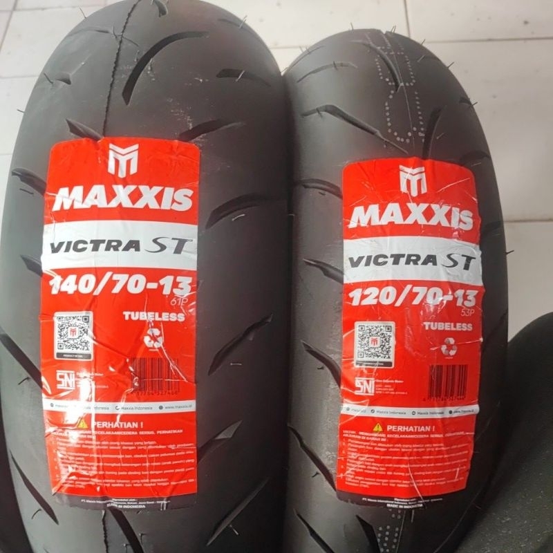 Jual ( PAKET 2 BAN RING 13 NMAX ) MAXXIS VICTRA NMAX UPSIZE 120/70-13 ...